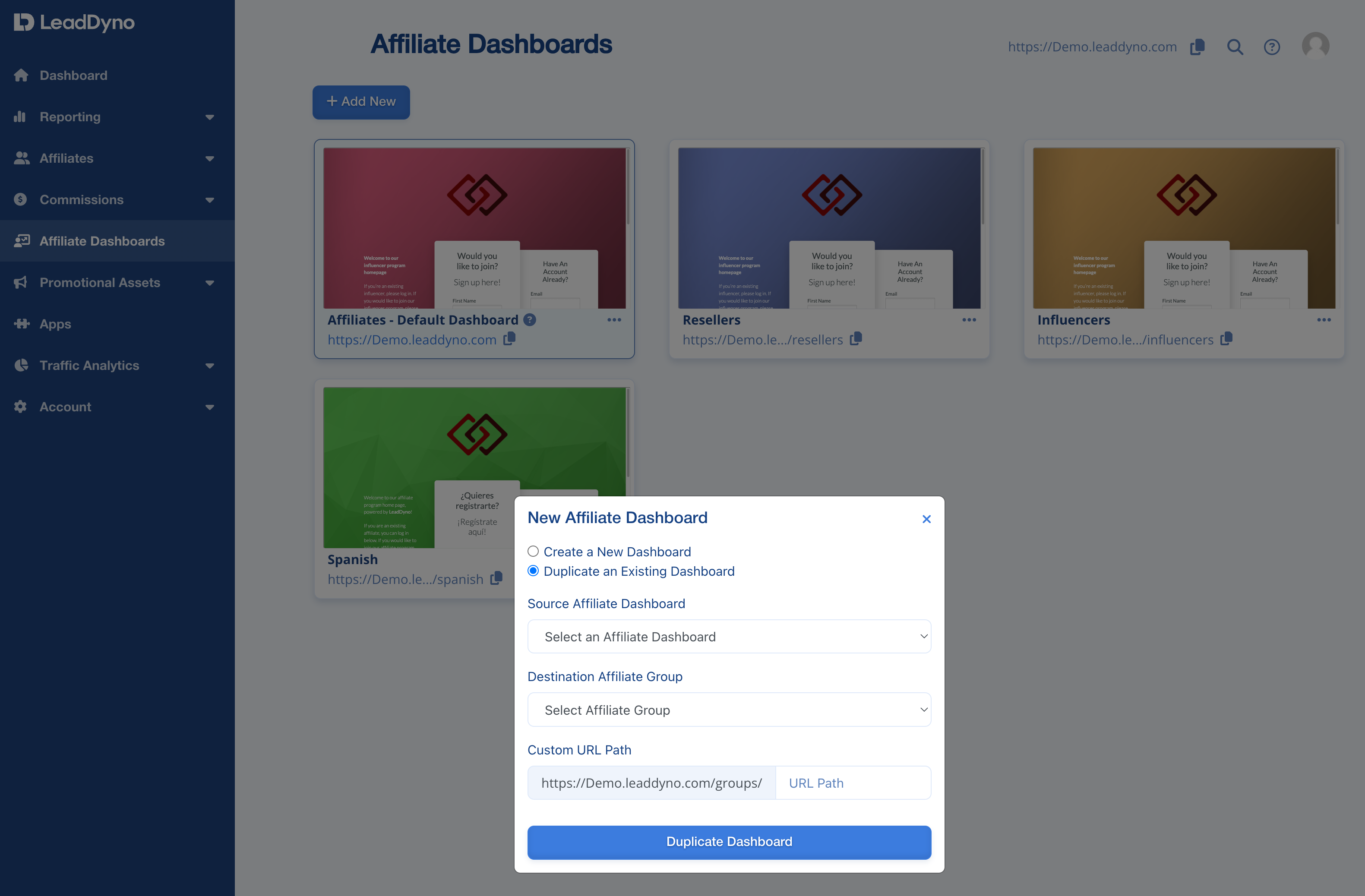 Affiliate Dashboards by Affiliate Groups – LeadDyno