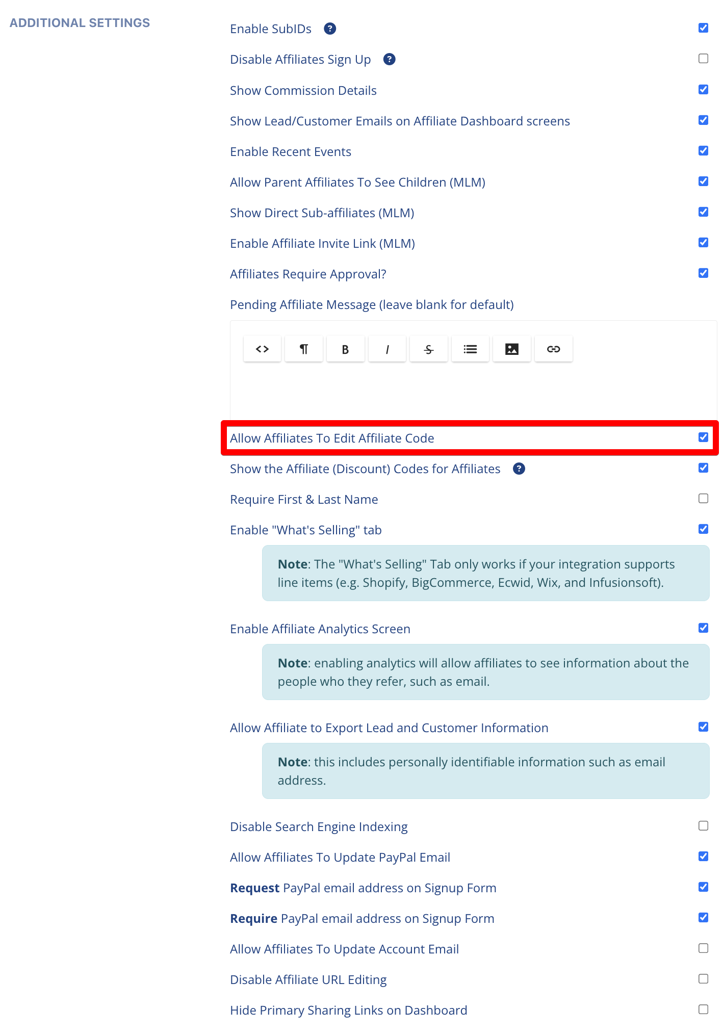 Affiliate Codes & Coupons – LeadDyno